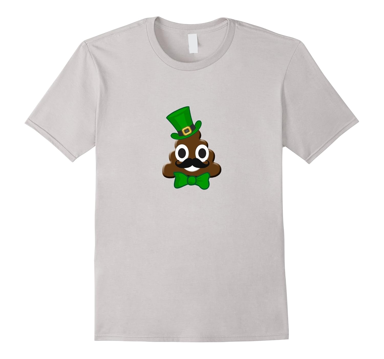St Patricks Day Poop Emoji Mustache Shirt Men Girls Boys-4LVS – 4loveshirt