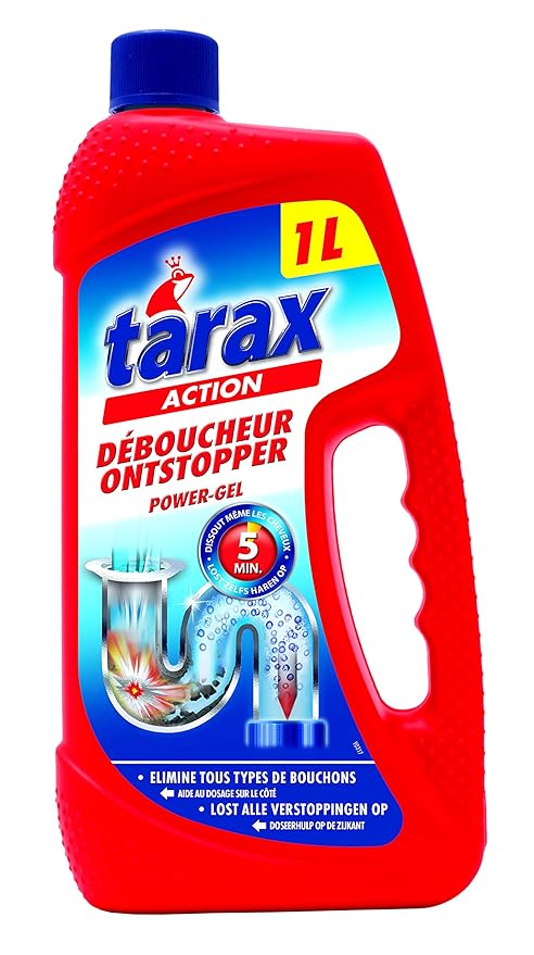 Tarax unblocking Gel in 5 mins 1L: Amazon.co.uk: Health & Personal Care