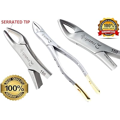 Buy Premium German Gold Dental Extracting Extraction Forceps #150-Upper ...