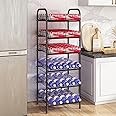 Amazon.com: GILLAS 6 Tier Water Bottle Storage Rack, Free Standing ...