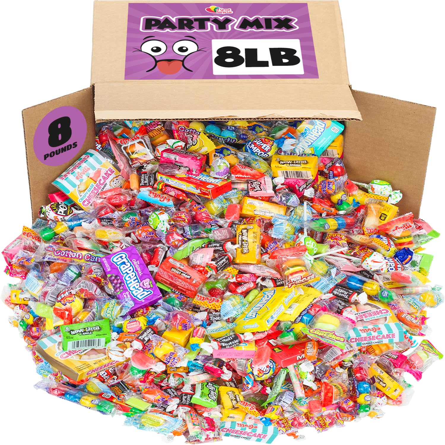 Mua Big Bulk Candy - 8 Pounds - Individually Wrapped Candies- Piñata ...