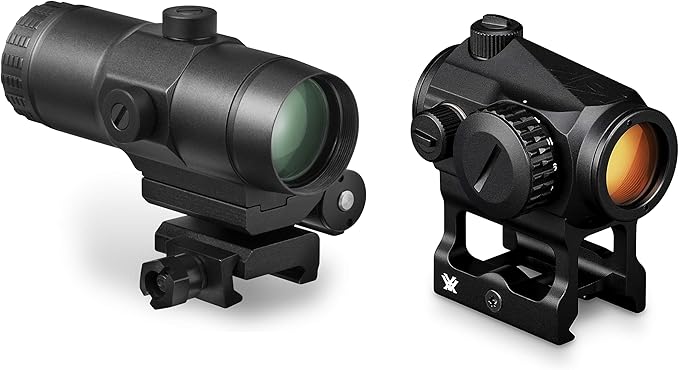 Vortex Optics Crossfire Red Dot Sight (CF-RD2) & 3X Magnifier w/Built ...