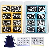 Amazon.com: AIWAN LEZHI IQ Toys, Metal IQ Puzzle Set of 24, IQ Test ...