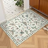 Amazon.com: Lahome Floral Rugs for Entryway, 2X3 Washable Kitchen Rugs ...