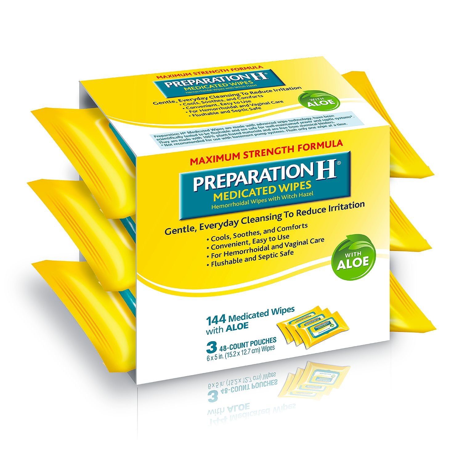 Amazon.com: Preparation H Totables Irritation Relief Wipes 10 Each ...