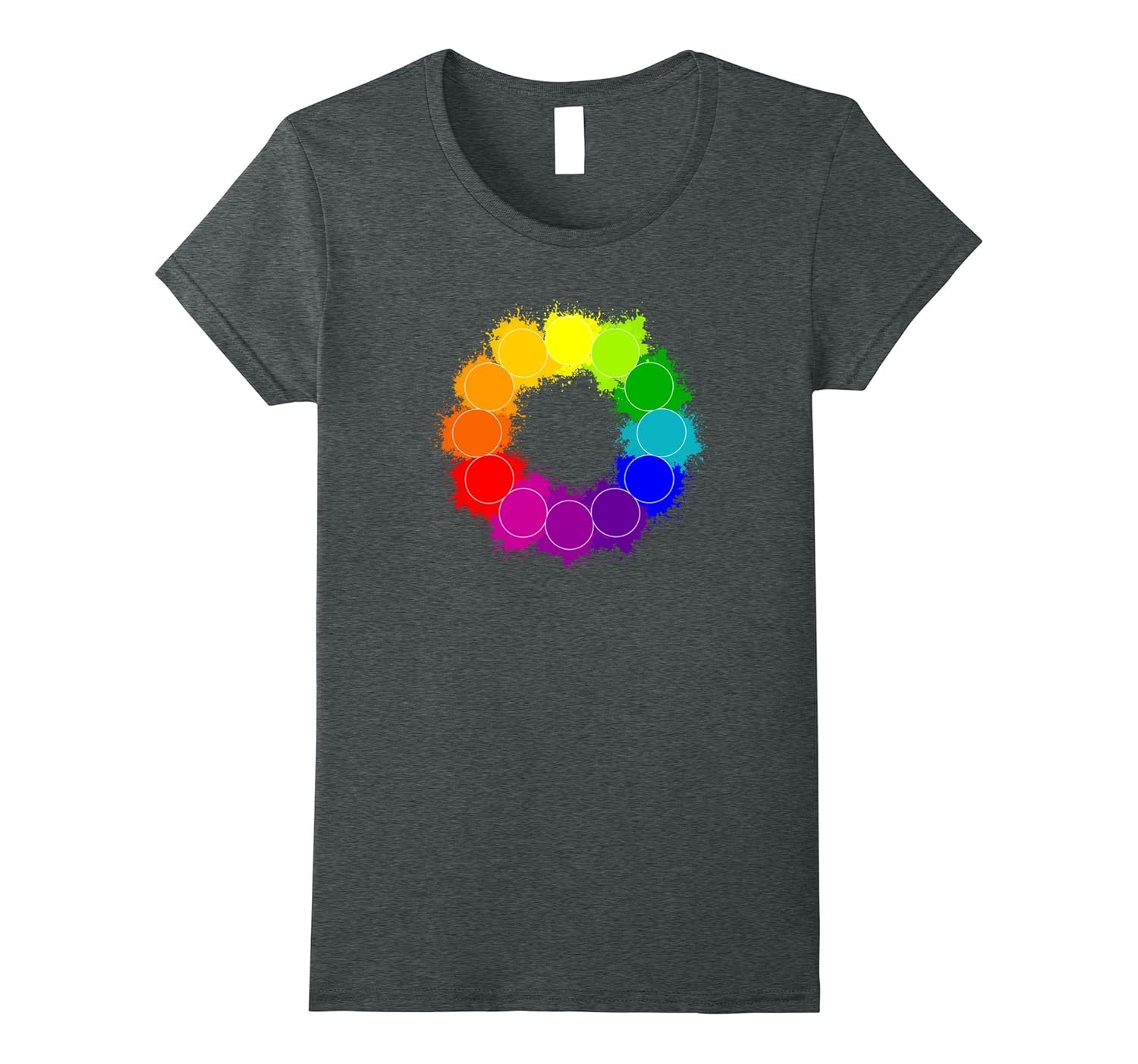 Color Wheel Artist Tshirt for Art teachers artists painters-4LVS ...