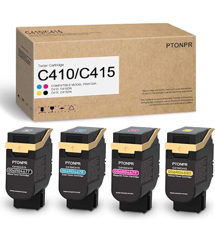 Xerox Versalink C405 Dn C410/C415 Toner Cartridge Set - 4 Pack C410 ...