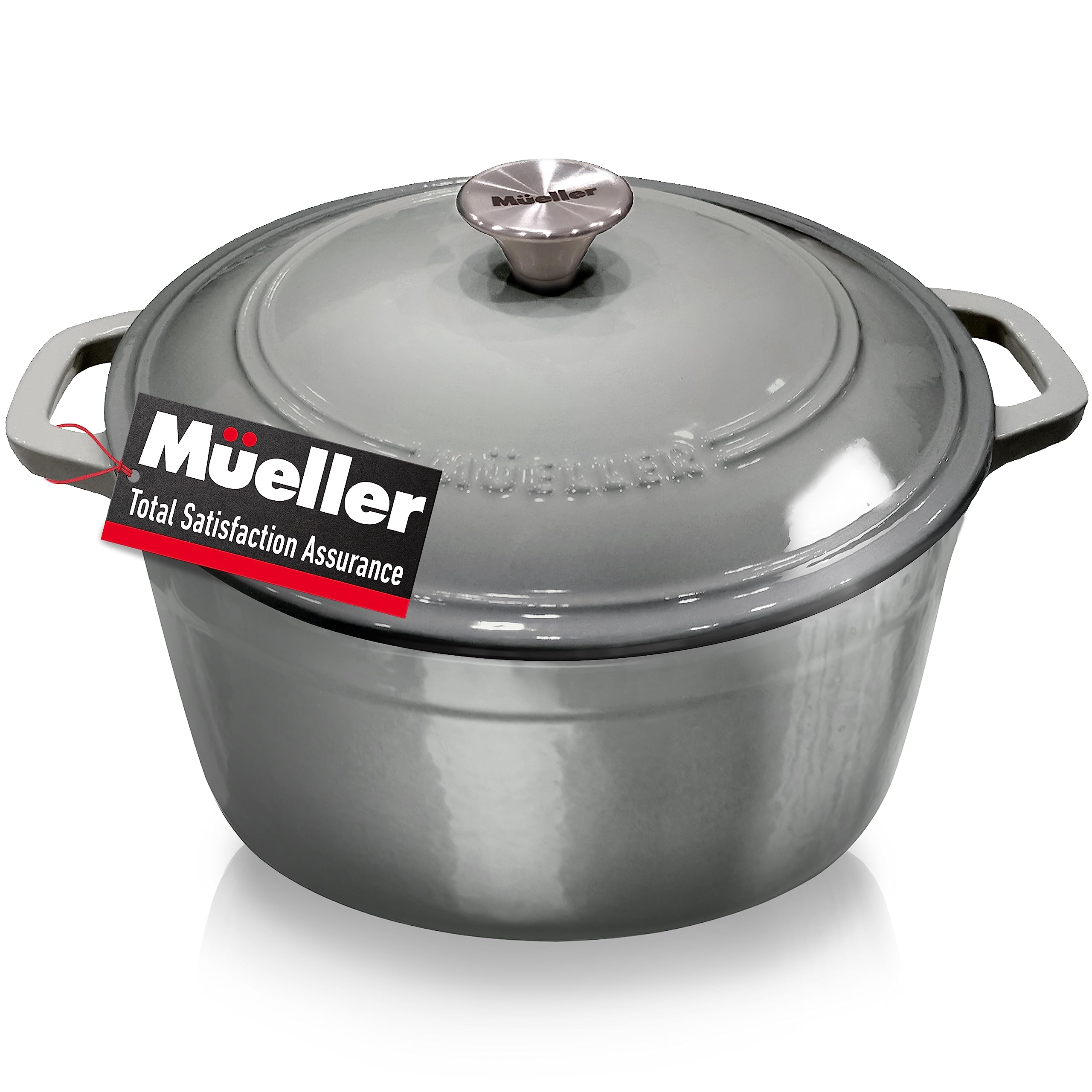 Mua Mueller 6 Quart Enameled Cast Iron Dutch Oven, Heavy-Duty Casserole ...
