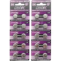 Amazon.com: HYPERPS (20 pcs AG13 Alkaline 1.5V Button Cell Battery ...