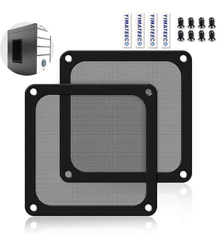 Pc Filter Mesh 4-Pack Magnetic Dust Filters For PC Fans (90mm/92mm ...