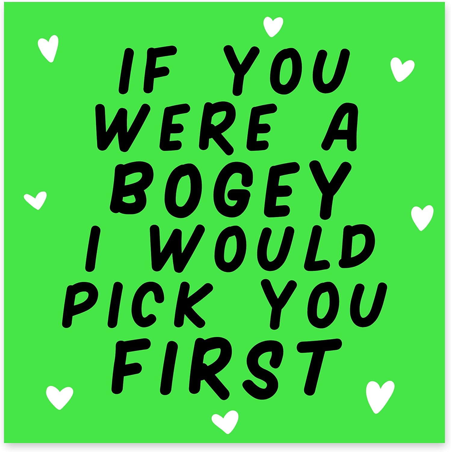 Central 23 – Funny Wedding Anniversary Card – ‘If You were A Bogey, I ...