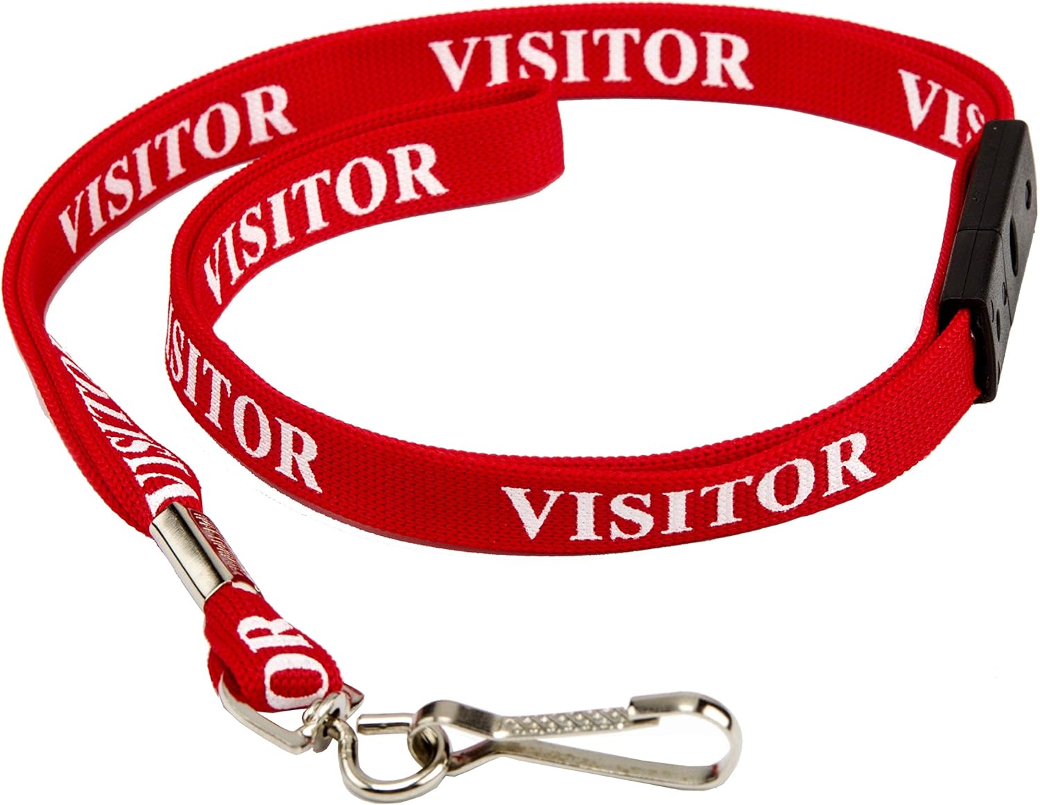 IDENTIBADGE 300 Pass Visitor Book with Binder, 10 Red Security Badges ...