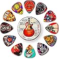 Amazon.com: Guitar Picks 24 Pack Thin, Medium, Heavy & Extra Heavy ...