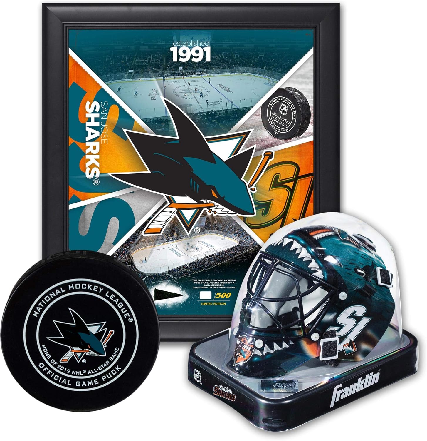 San Jose Sharks Ultimate Fan Collectibles Bundle - Includes Team Impact ...