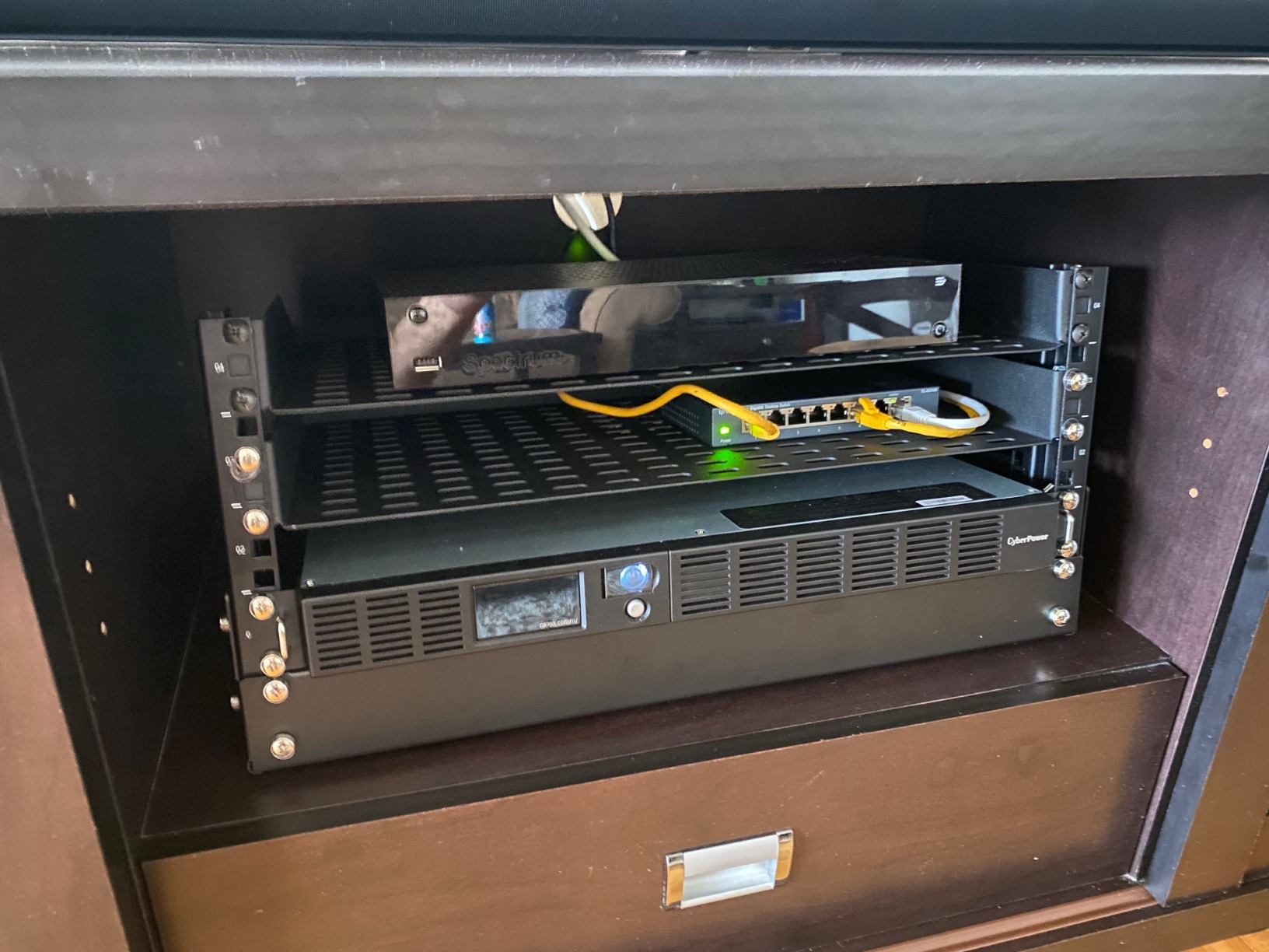 $9/mo - Finance 2-Pc 1U Server Rack Shelf, Vented Shelves for Good Air ...