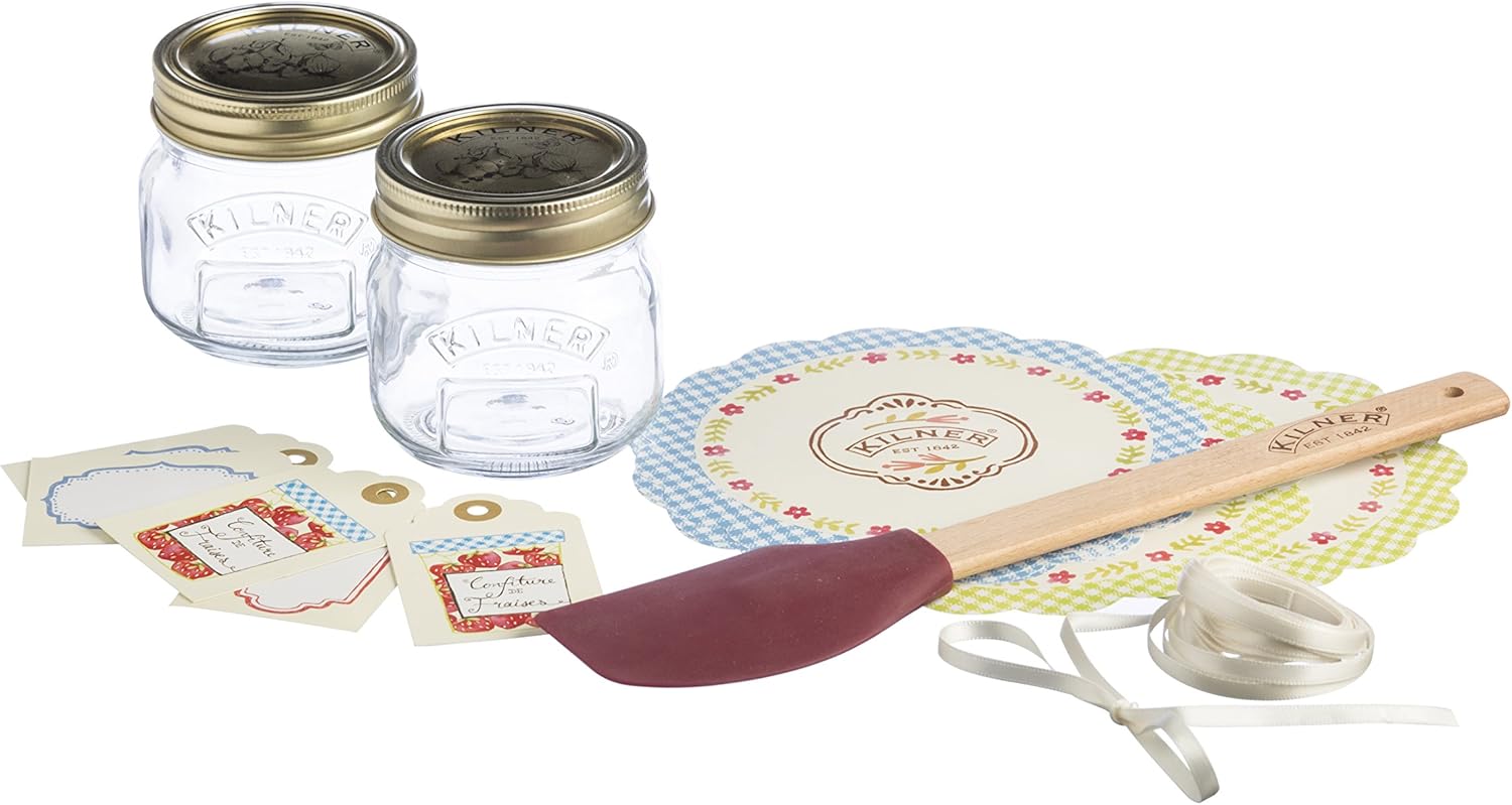 Kilner 16 Piece Jam Making Set Includes, Multicolour, 30x10x15 cm ...