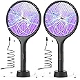 Amazon.com : YISSVIC Electric Fly Swatter 4000V Bug Zapper Racket Dual ...