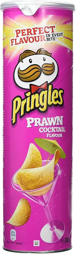 Pringles Prawn Cocktail Crisps, 200 g, (Pack of 6): Amazon.co.uk: Grocery