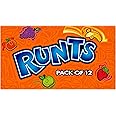Amazon.com: Wonka Runts Hard, Chewy & Fruity Candy, 5 Ounce Theater ...