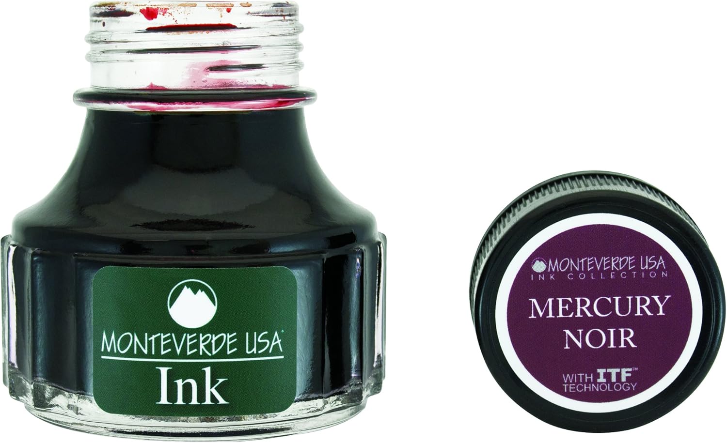 Monteverde G308MN 90 ml”Mercury Noir Part of The Noir Collection” Ink ...