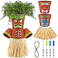 Amazon.com: FillTouch 5 Pcs Tiki Pots Hawaiian Luau Party Decorations ...