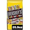 Amazon.com: HERSHEY'S Miniatures Assorted Chocolate, Christmas Candy ...