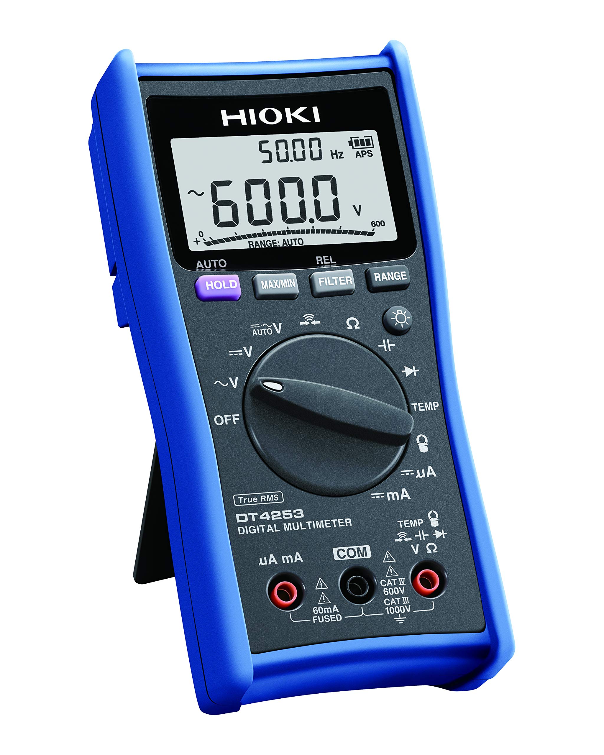 Hioki DT4253 Standard Digital Multimeter With Temperature And Clamp ...