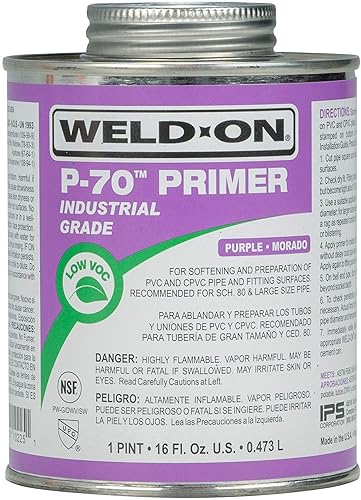 Weld-On 10225 P-70 Industrial Grade PVC/CPVC Non-Bodied Primer - Fast ...