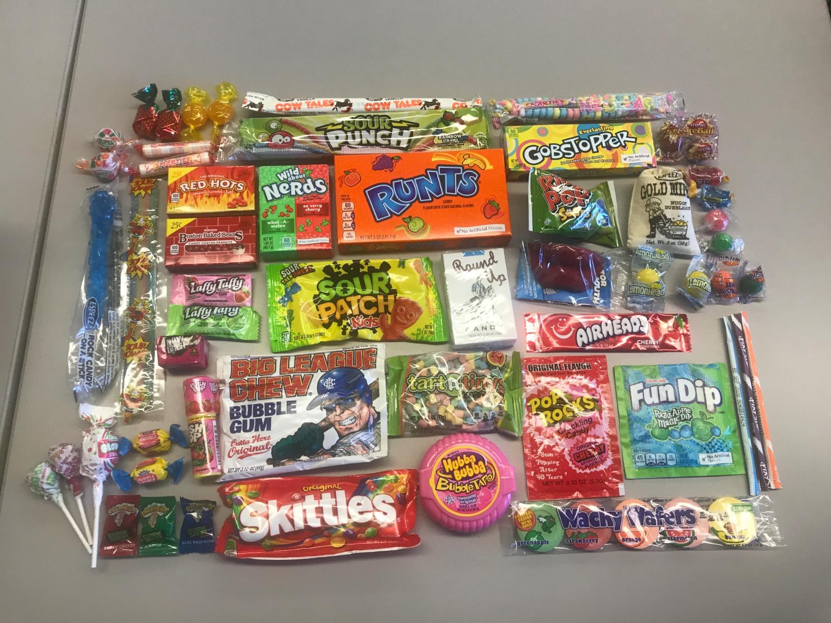 $10/mo - Finance VINTAGE CANDY CO. 1980's RETRO CANDY GIFT BOX - 80s ...