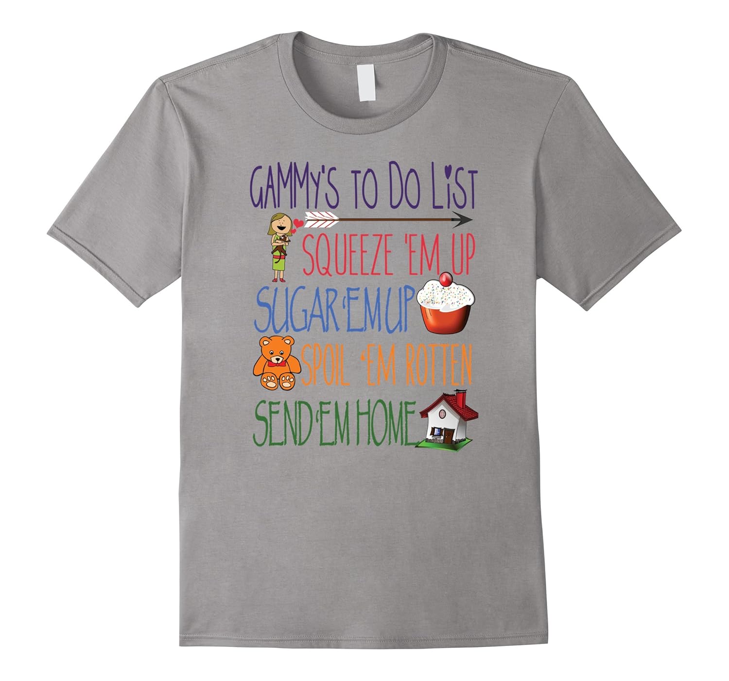 Gammy T-Shirt – Gammy’s To Do List – Gift for Gammy-4LVS – 4loveshirt