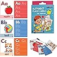 Amazon.com: ABC Flash Cards for Toddlers Ages 2-6- 27 Double-Sided ...