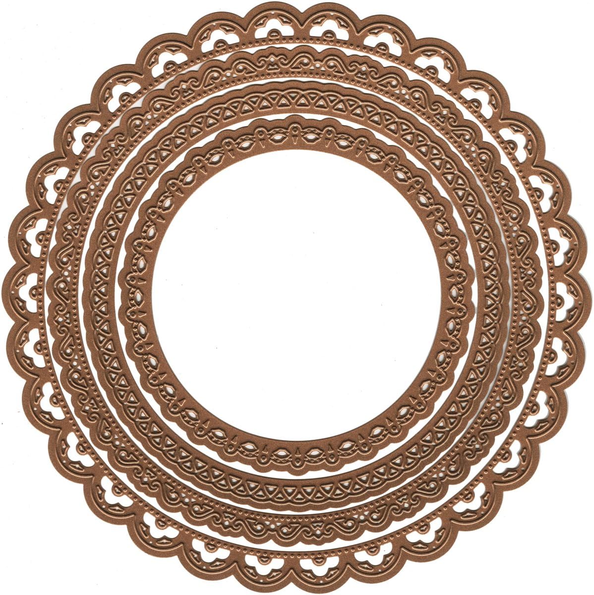 Spellbinders Grand Decorative Circles One, Gold: Amazon.co.uk: Kitchen ...