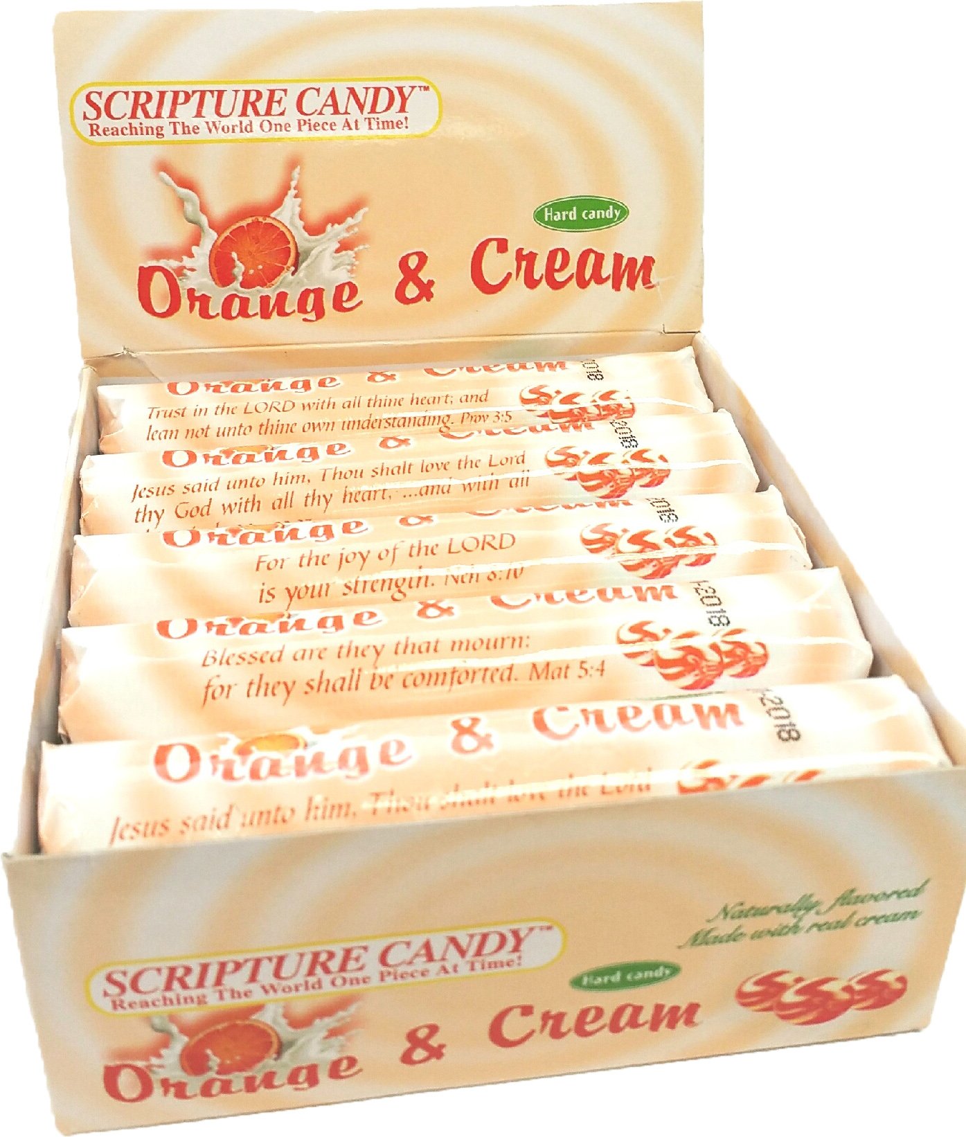 Amazon.com : Scripture Candy Strawberry & Cream Rolls 10 Count (10 ...