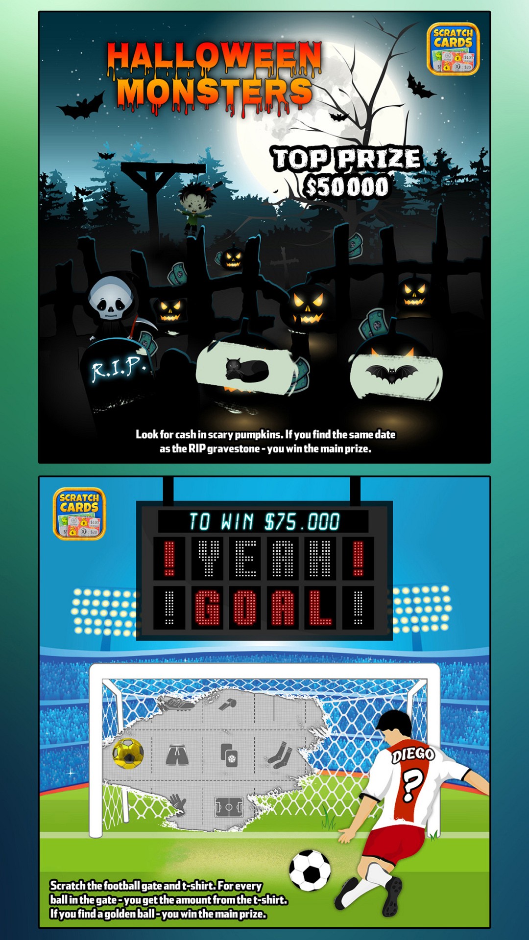 Golden Scratch Cards:Amazon.com:Appstore for Android