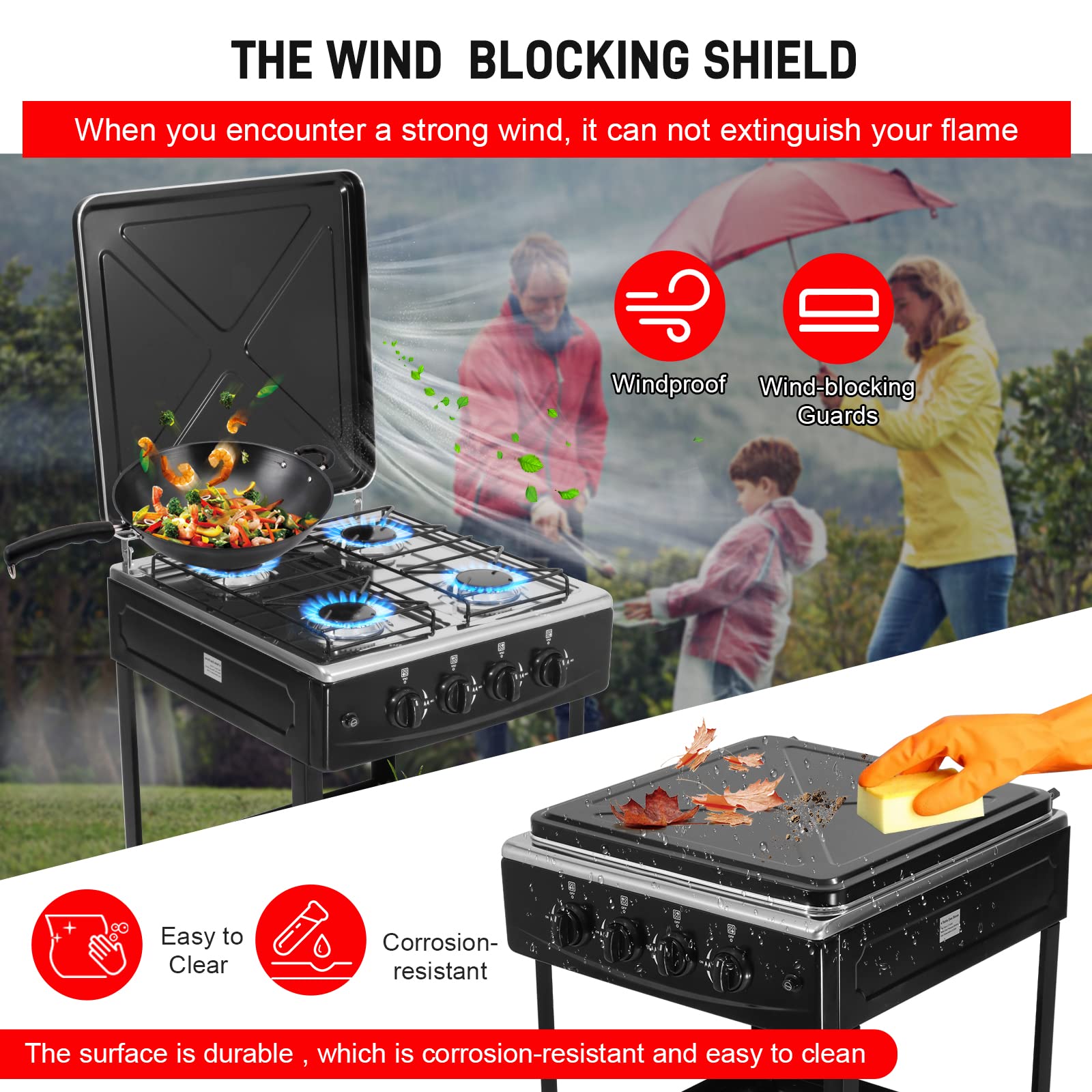Mua forimo Propane Gas Stove 4 Burner Propane Burner with Support Leg ...