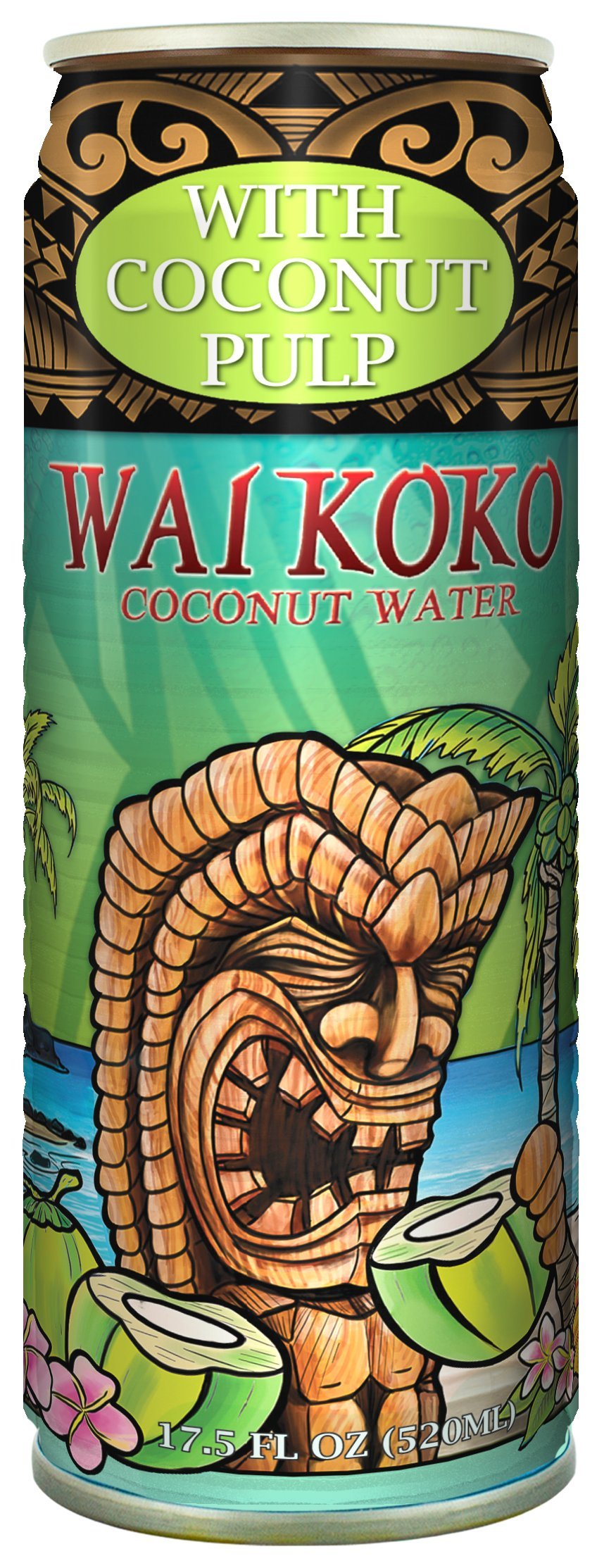 Amazon.com : Wai Koko Coconut Water, Kona Mocha, 17.5-ounce (Pack of 12 ...