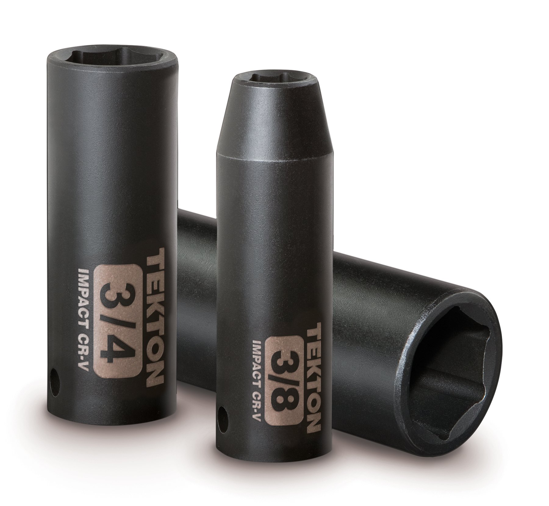 TEKTON 3 8 Inch Drive Deep Impact Socket Set Inch Cr V 6 Point 5 16
