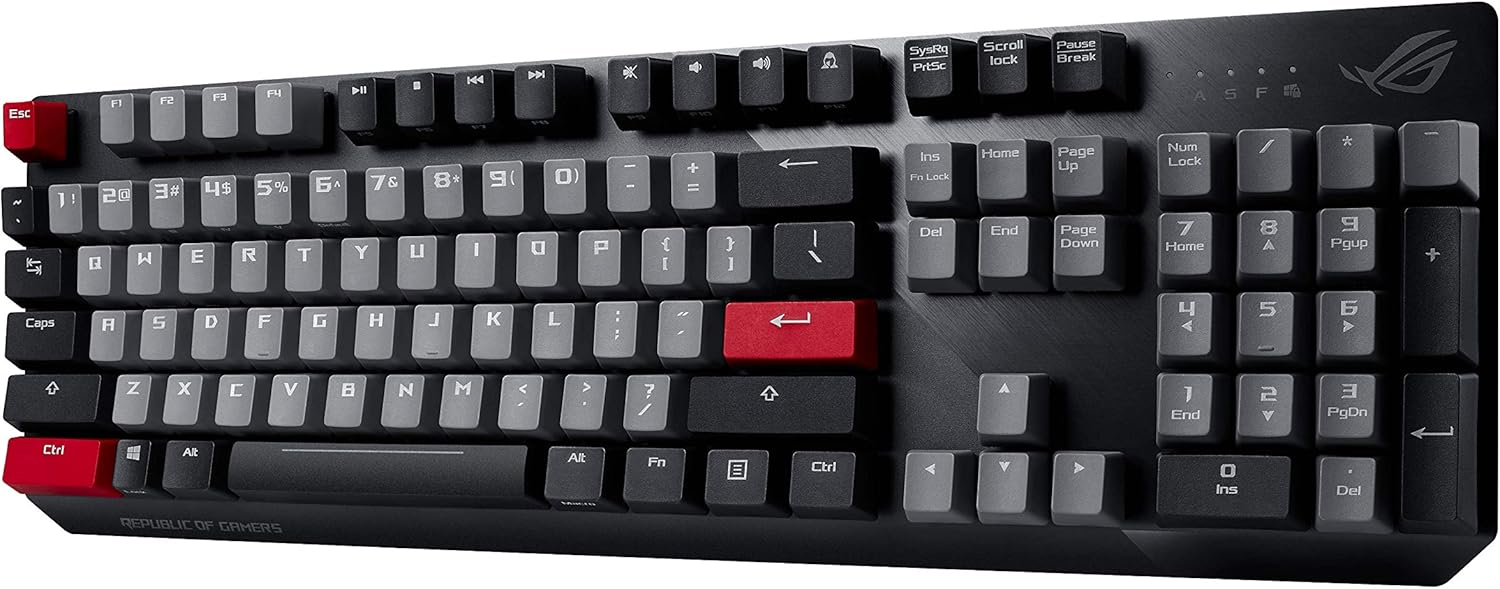 ASUS ROG Strix Scope PBT Wired Mechanical Gaming Keyboard with Cherry ...