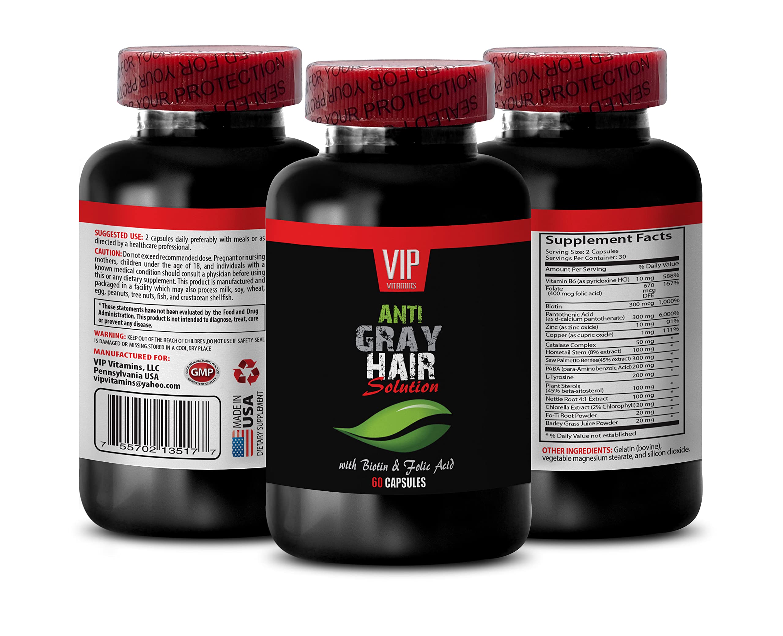 Mua grey hair away - ANTI GRAY HAIR FOR MEN AND WOMEN - folic acid for ...