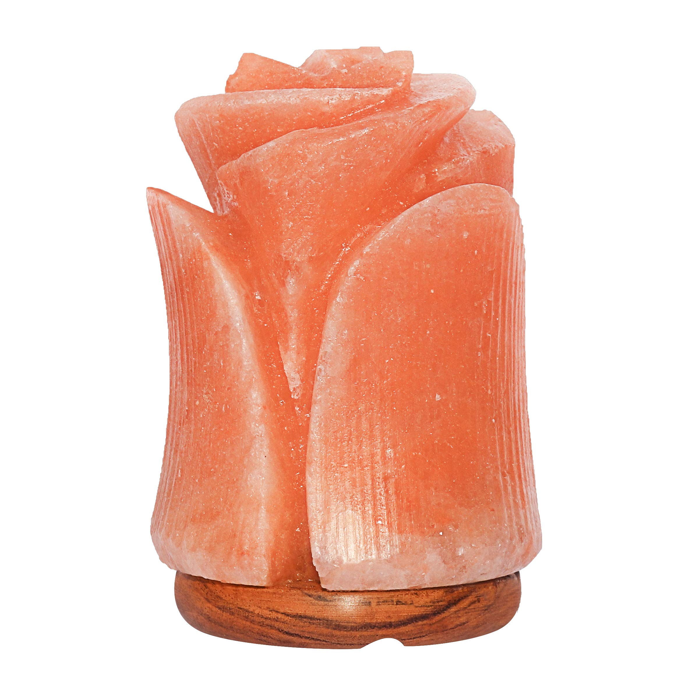 Spantik Tulip Shape Himalayan Pink Salt Lamp | Hand-Carved Rock Salt ...