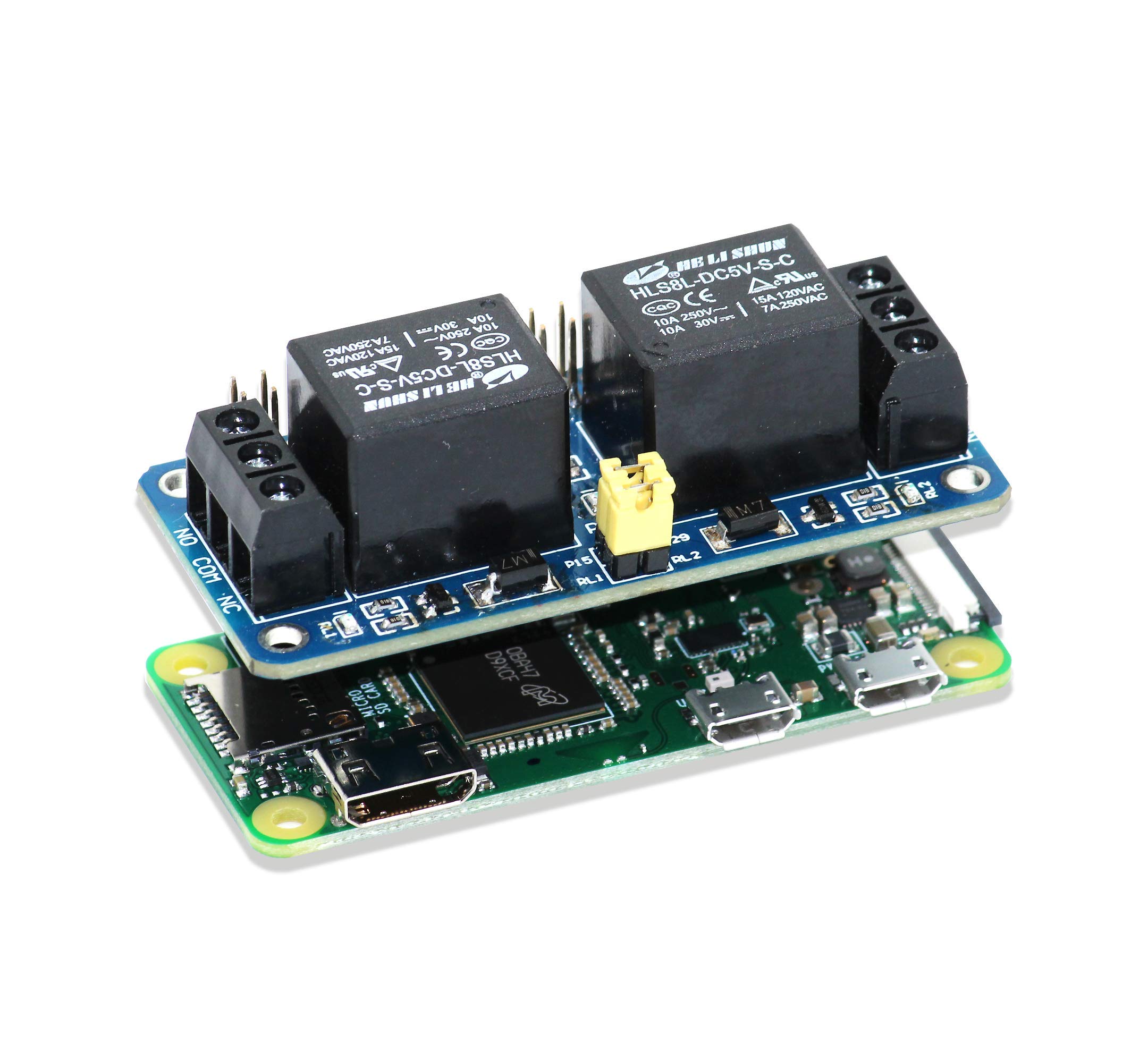 Mua Zero Relay 2 Channel 5V Relay Shield for Raspberry Pi, Relay HAT ...