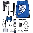 Amazon.com: Police Role Play Kit - 15 Piece - Cop Toy Set - Gun Badge ...