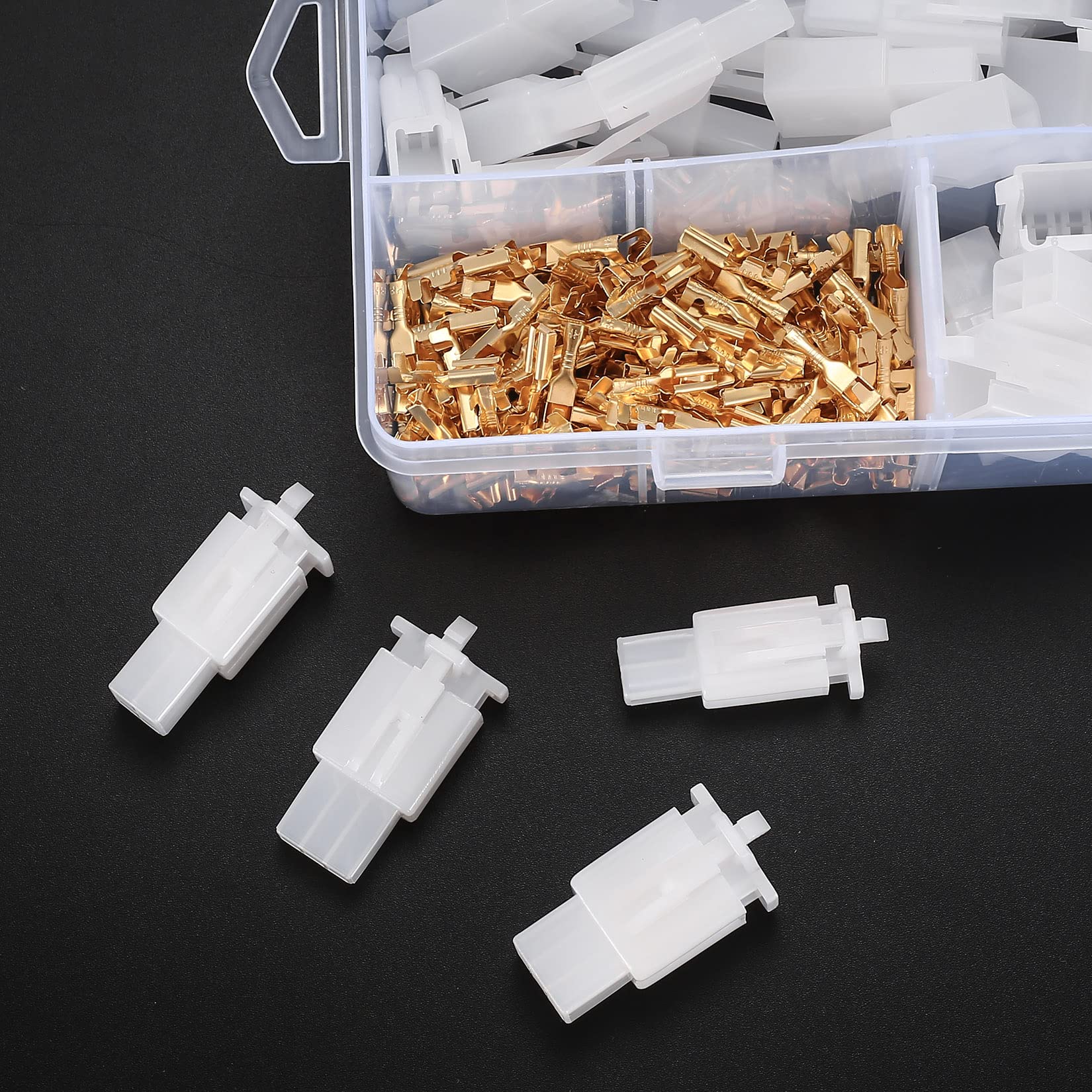 Mua 380 pieces cable connectors, 2, 3, 4, 6 pin, blade receptacles set ...