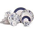 Amazon.com | STP GOODS Bone China Dinnerware Set of 20 for 4 persons ...