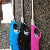 E Fast 3 x Large bbq Lighters Refillable Safety Gas Candle BBQ Fire ...