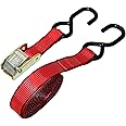 Amazon.com: Everest Premium Cambuckle Straps – 1 PK – 1 IN – 15 FT – 500 LBS Working Load – 1500 ...