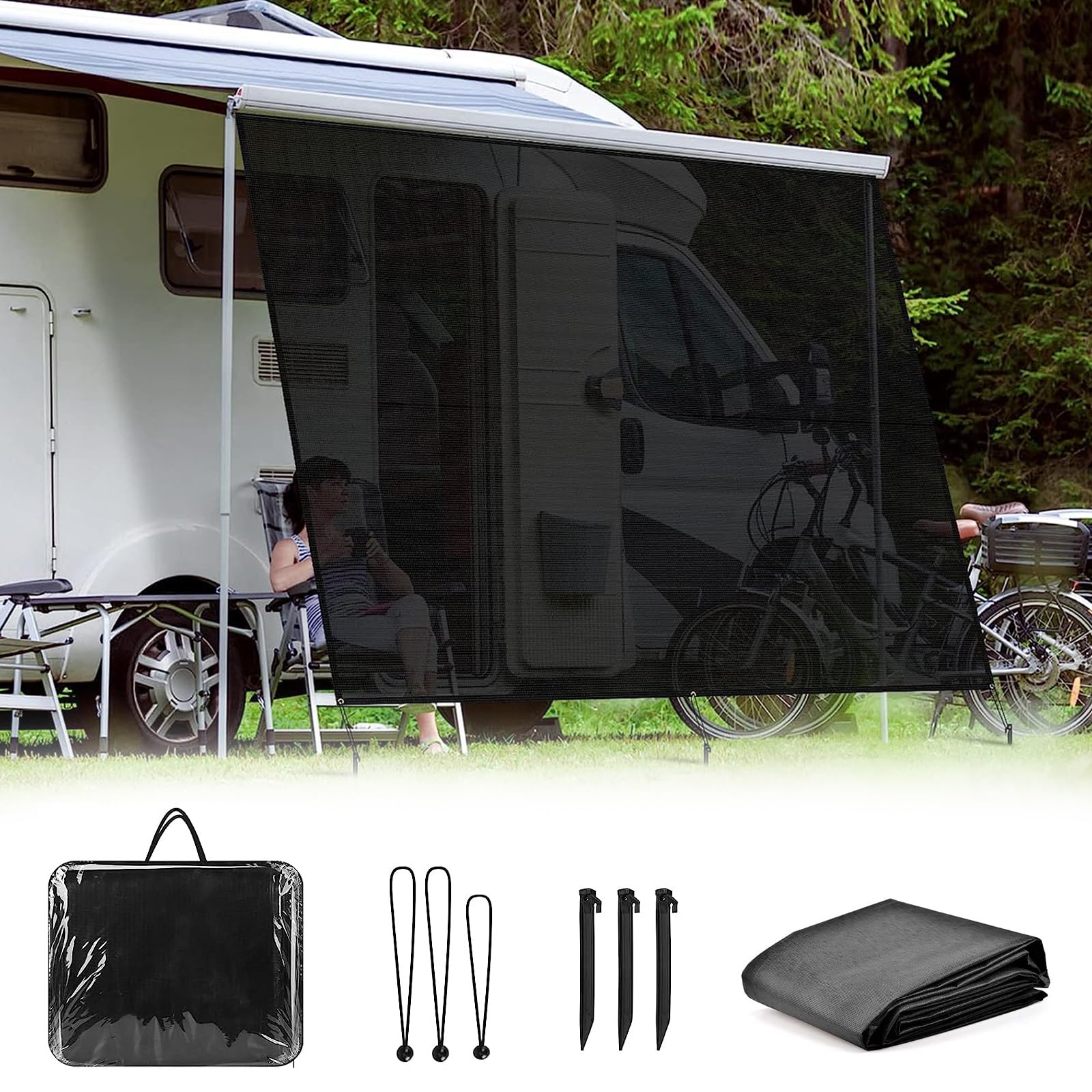 Mua Motorhome View Blocker Sun Protection, Front Wall Awning, RV ...