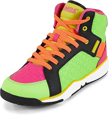 Amazon.com | ZUMBA Women's Energy Boom High Top Athletic Shoes Dance ...
