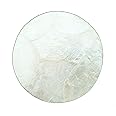 Amazon.com: East-J Capiz Shell Round Coasters, Set of 6 : Home & Kitchen