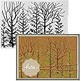 Amazon.com: ABTOLS Tree Embossing Folders for Card Making, 3D Plastic ...